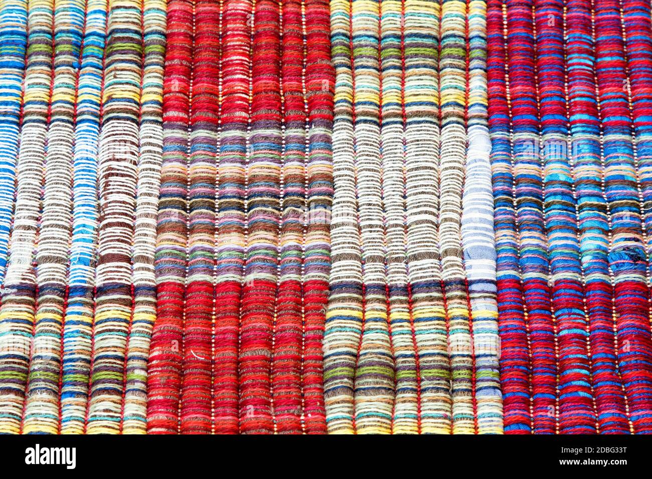 Recycled fabric material texture in natural style Stock Photo - Alamy