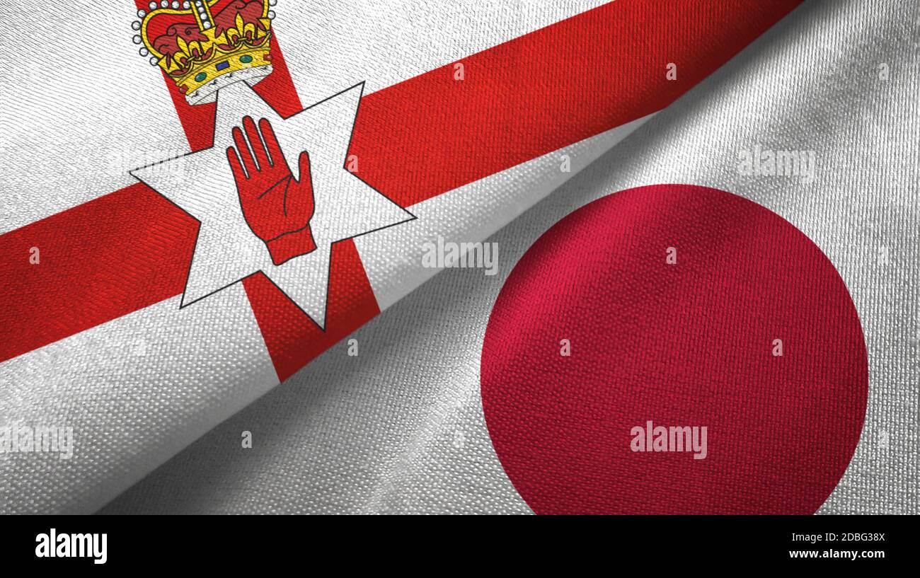 Japan northern ireland flag hi-res stock photography and images - Alamy