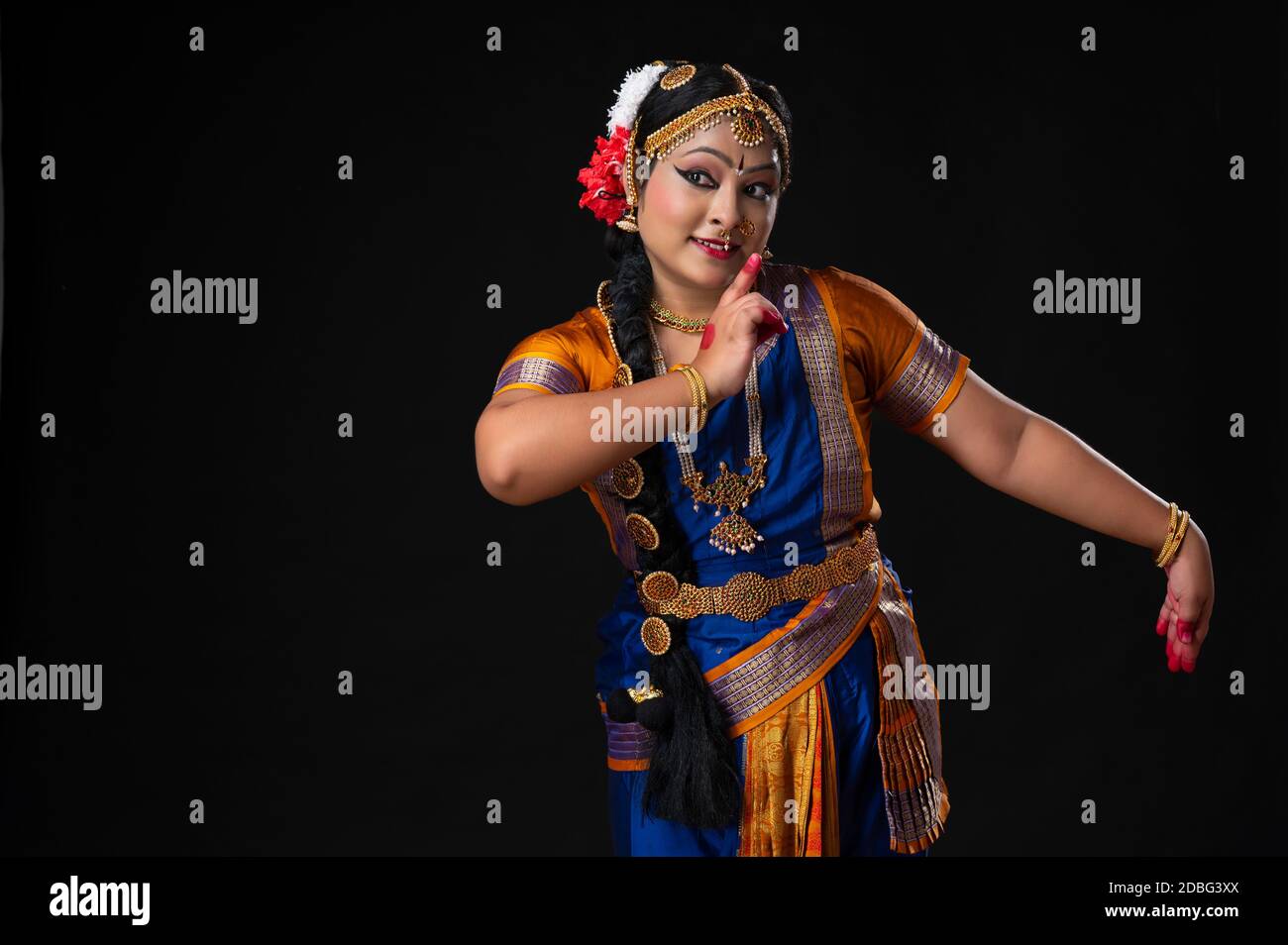 Kuchipudi dancer in Shringar rasa depicting the mischievous nature of ...