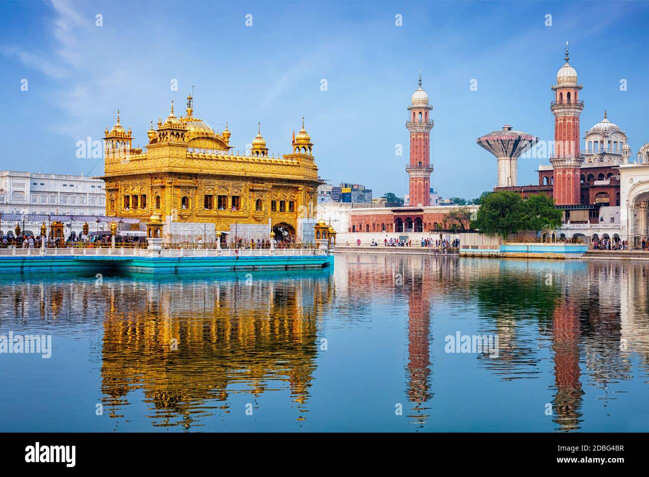 Sikh gurdwara Golden Temple (Harmandir Sahib). Amritsar, Punjab, India ...