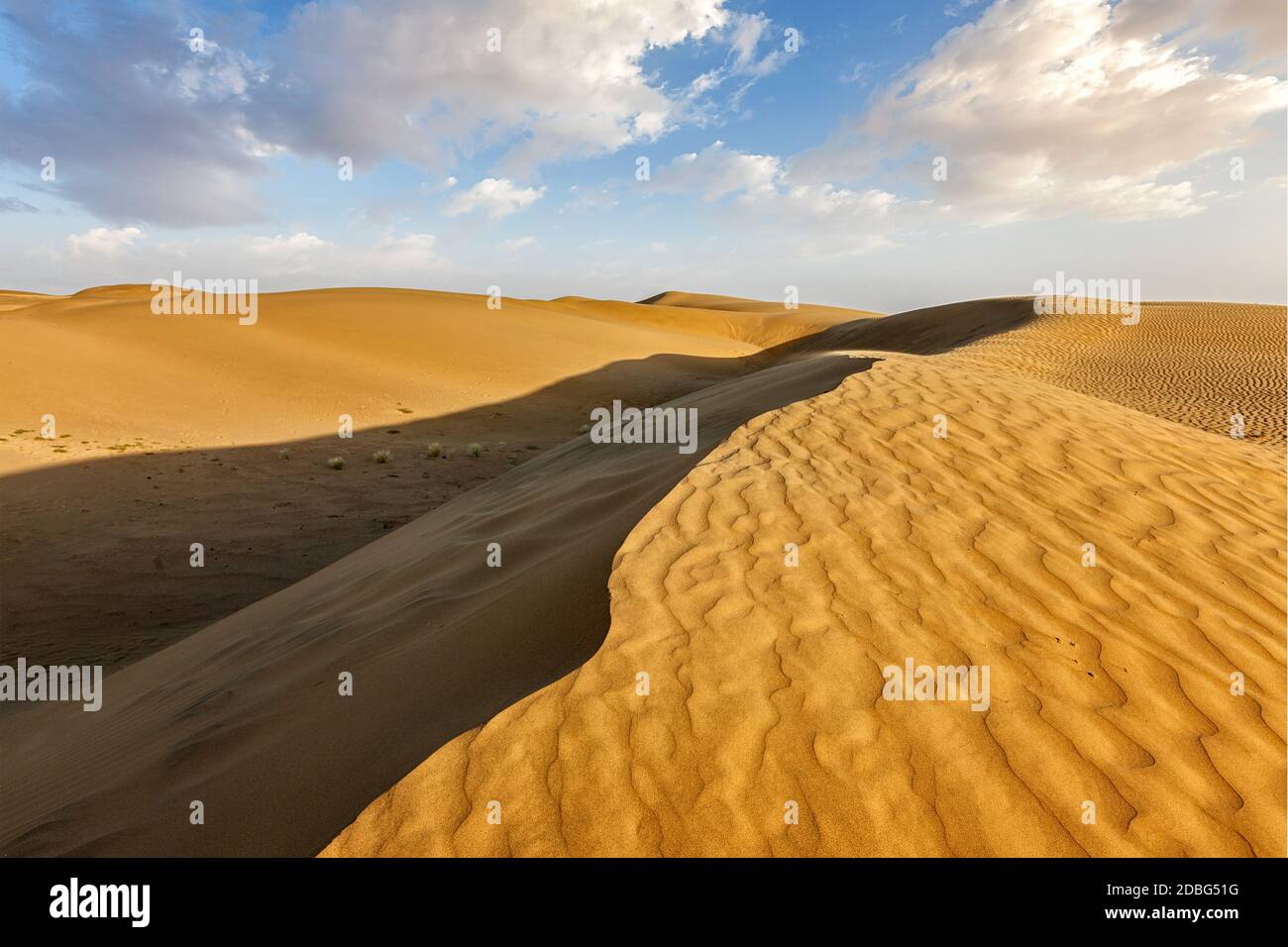 Sam Sand dunes in Thar Desert. Rajasthan, India Stock Photo - Alamy