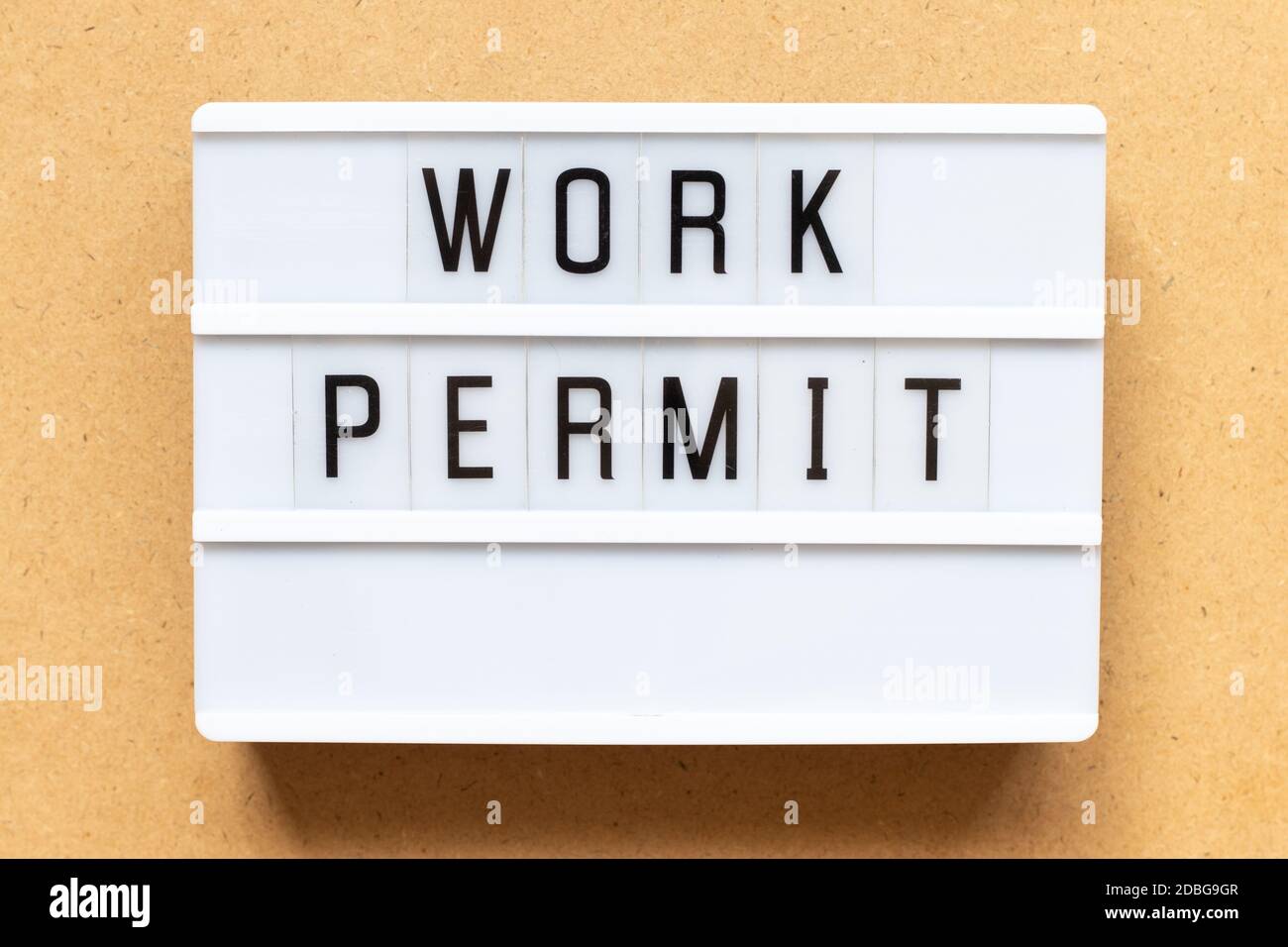 Work permit process hi-res stock photography and images - Alamy