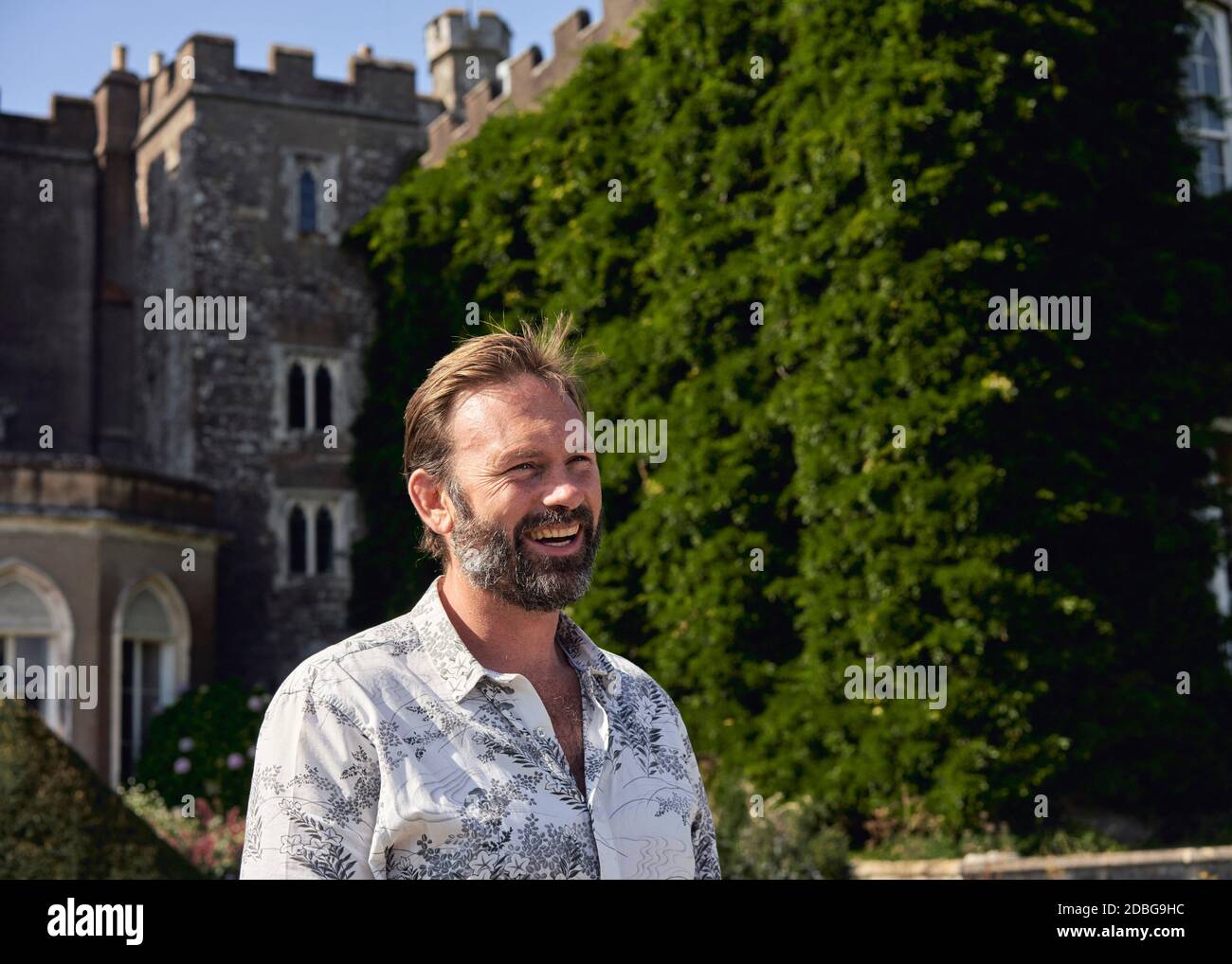 Charles Coutenay, the 19th Earl of Devon at his family's ancestral home ...