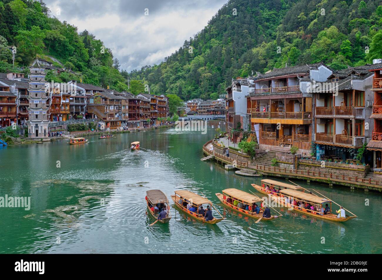 Chinese tourist attraction destination - Feng Huang Ancient Town ...