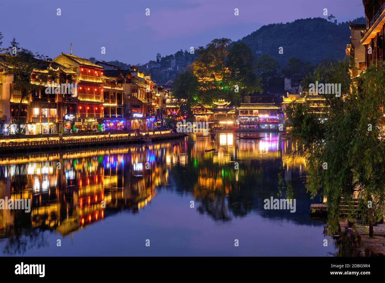 Chinese tourist attraction destination - Feng Huang Ancient Town ...