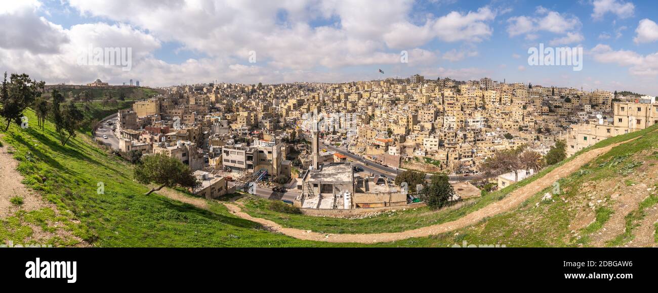 Panorama of Amman Capital of Jordan Stock Photo - Alamy