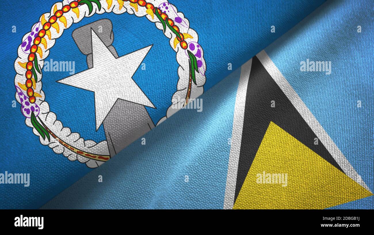 Mariana islands saint lucia flag hi-res stock photography and images ...