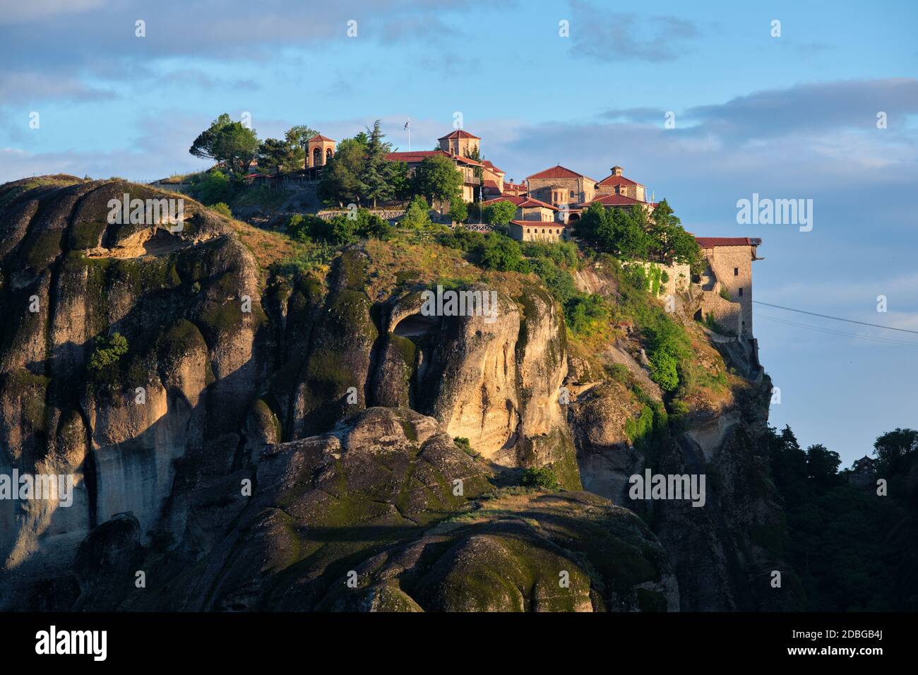 Great Meteoron Monastery in famous greek tourist destination Meteora in ...