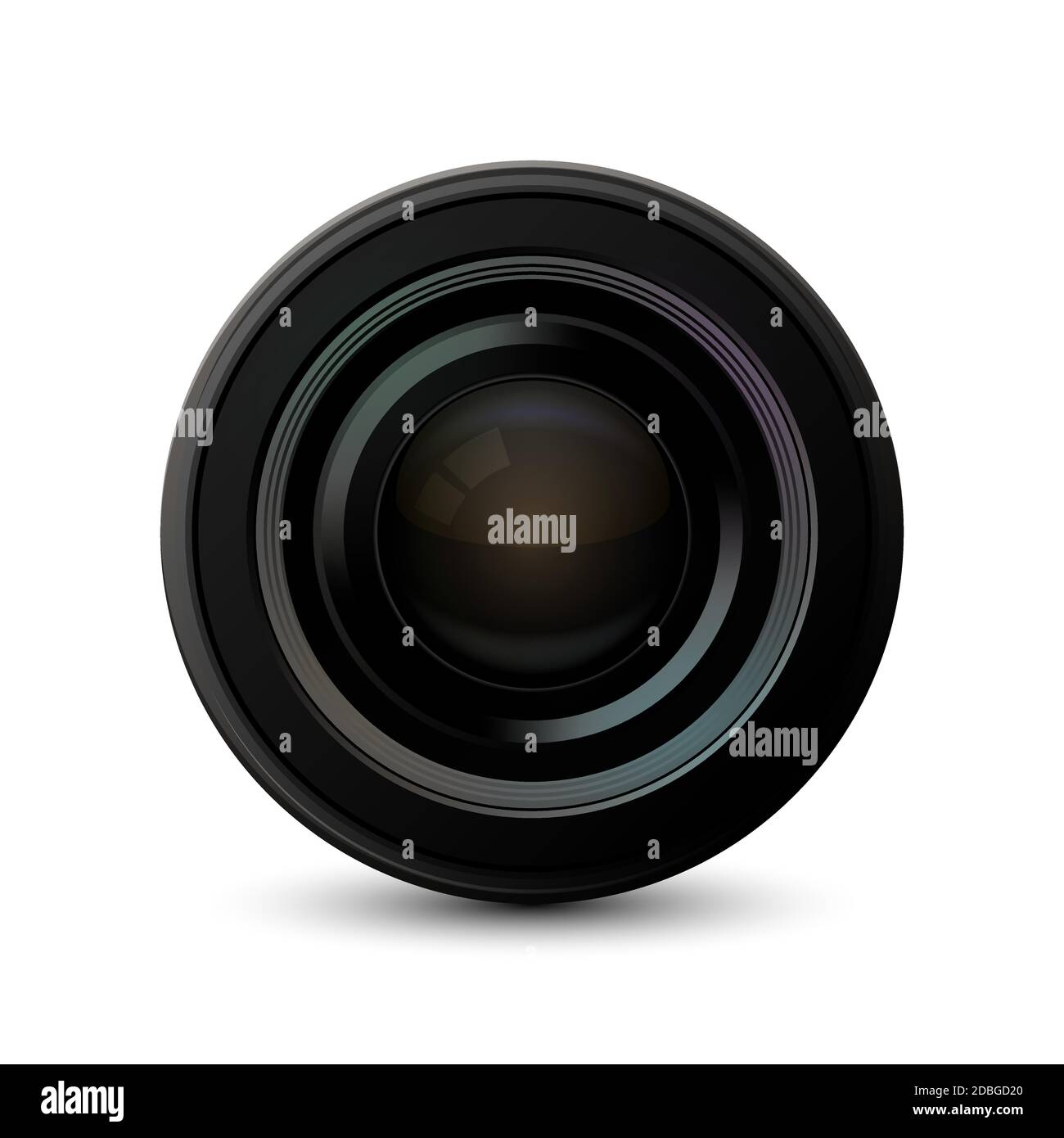 Vector modern camera icon on white background Stock Vector Image & Art ...