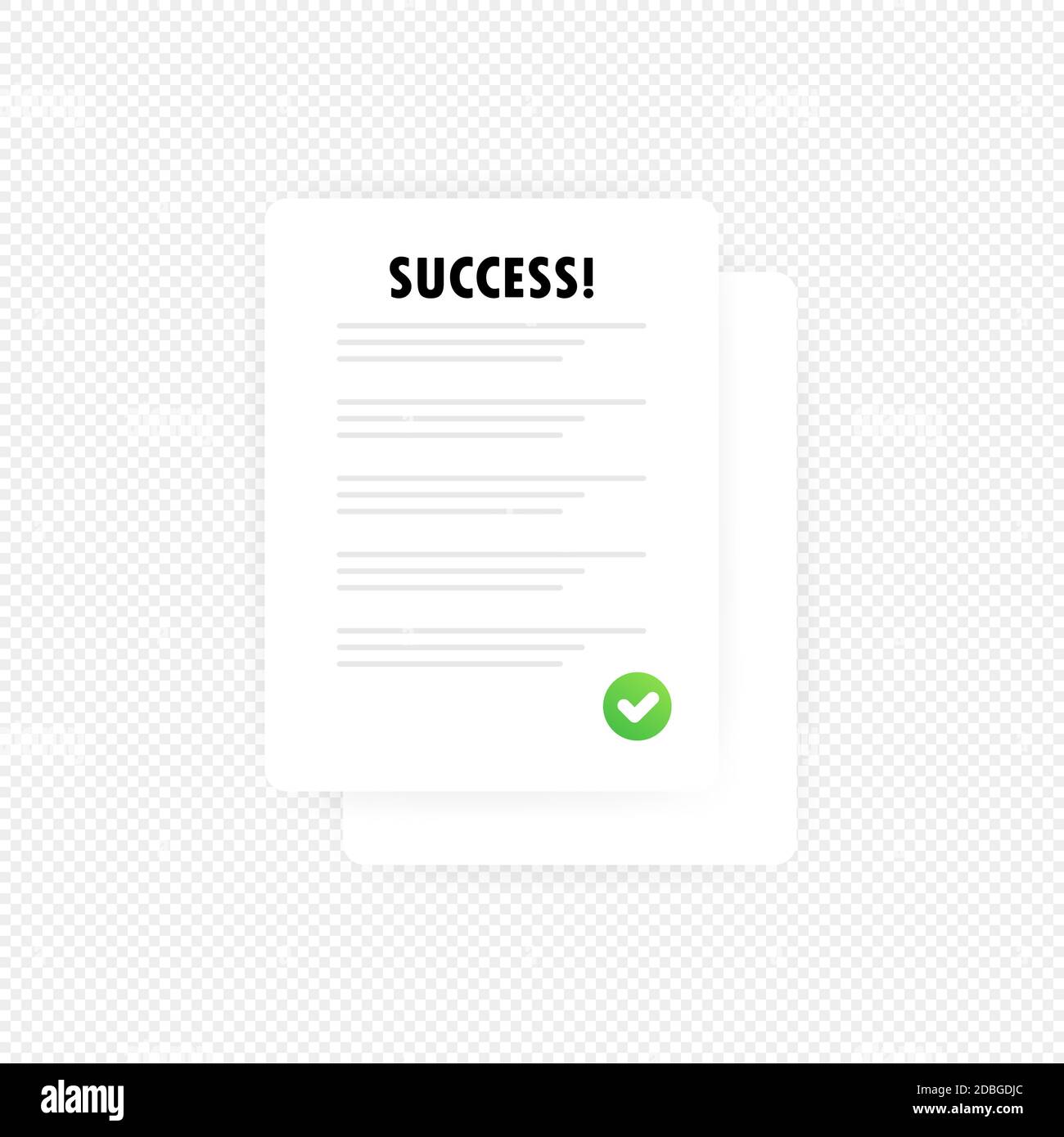 Survey or exam form paper pile with answered success result assessment ...