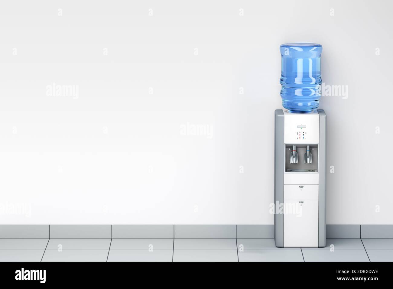 Water dispenser in the room, front view Stock Photo - Alamy