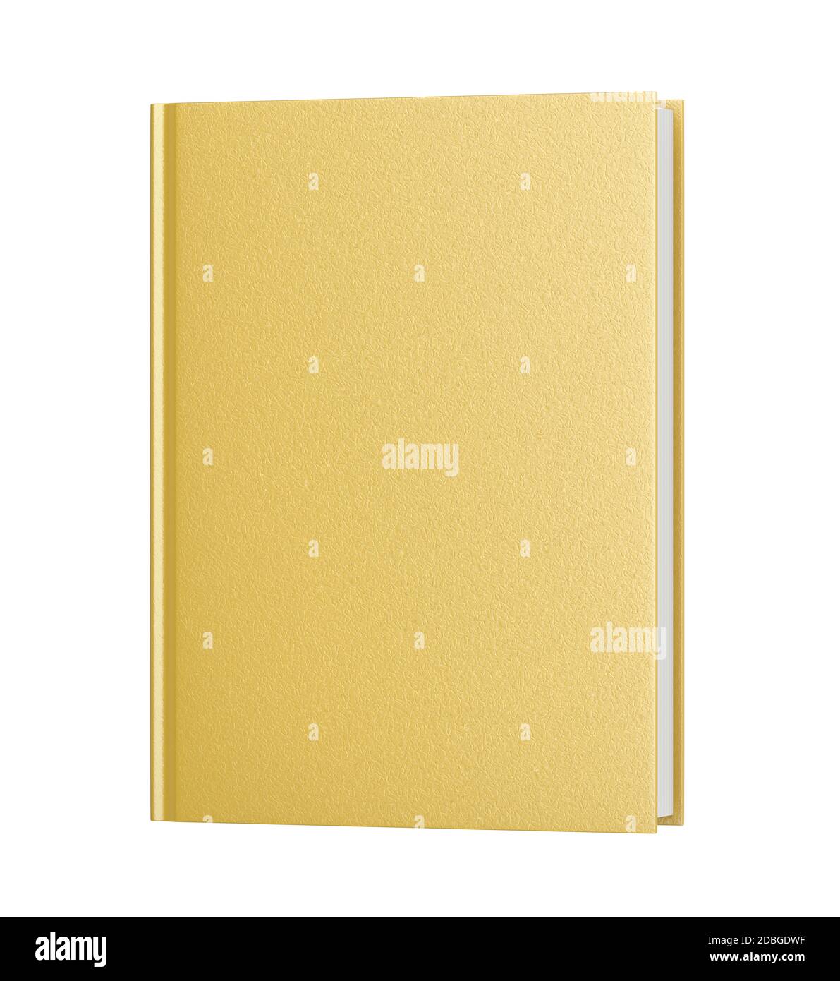 Yellow book isolated on white background Stock Photo - Alamy