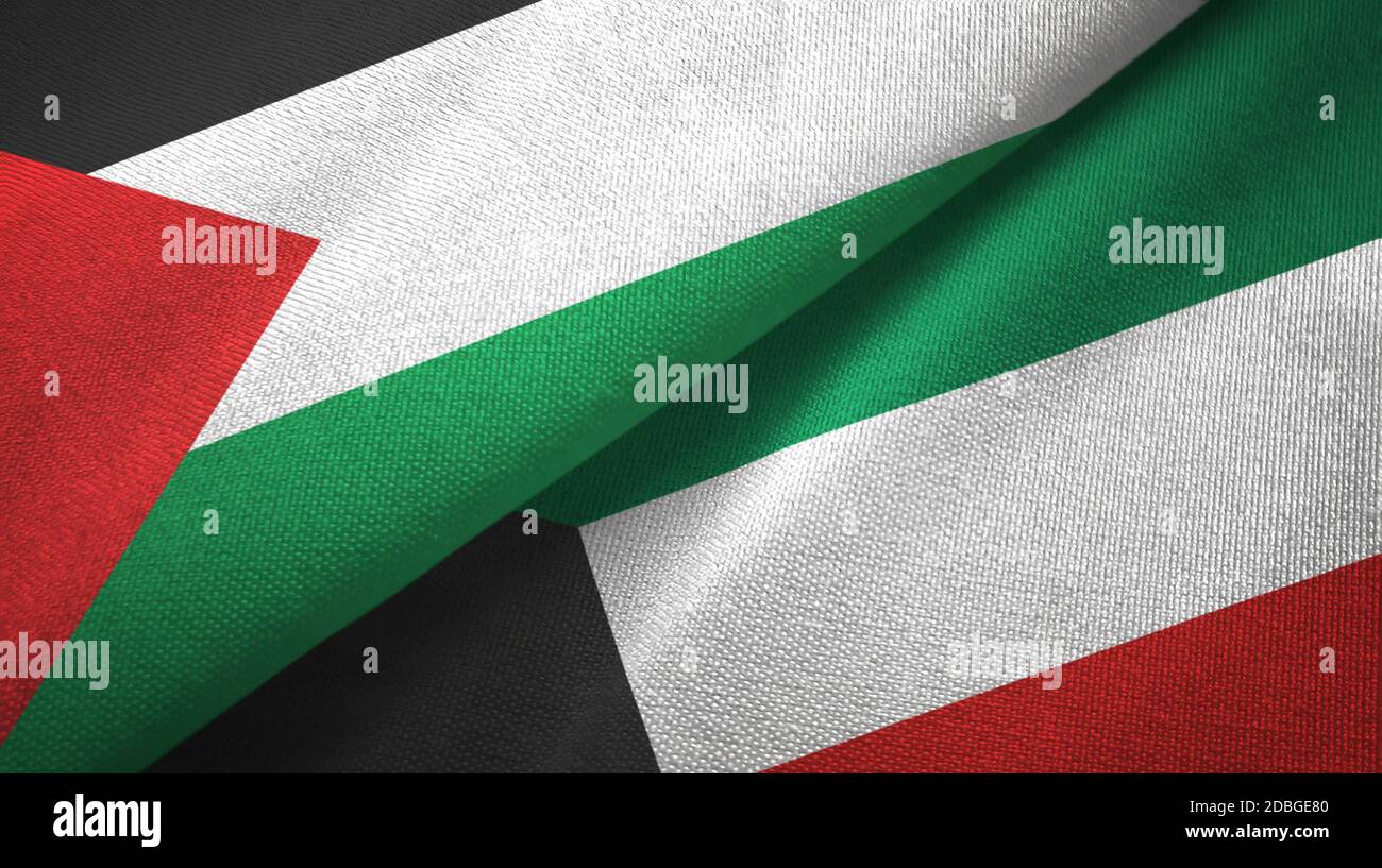 Palestine kuwait flag hi-res stock photography and images - Alamy