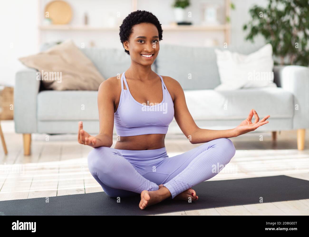 Black Women Yoga Breathing Poses