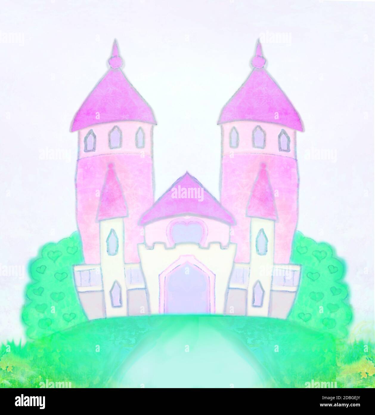 Magic FairyTale Princess Castle Stock Photo - Alamy