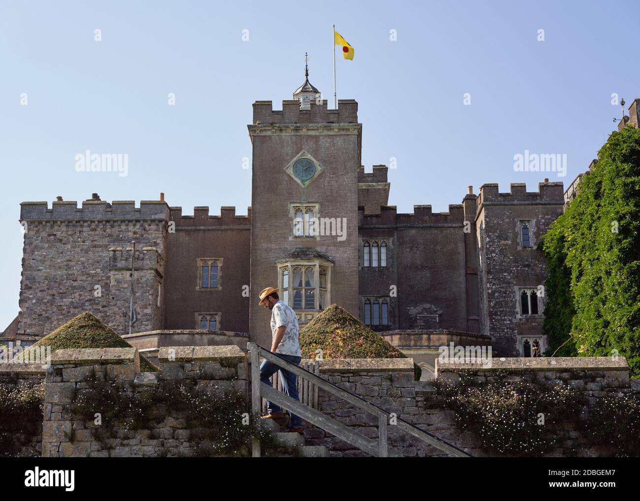 Charles Coutenay, the 19th Earl of Devon at his family's ancestral home ...