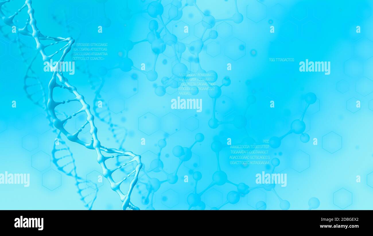 background animation, science, biology and scientific research concept ...