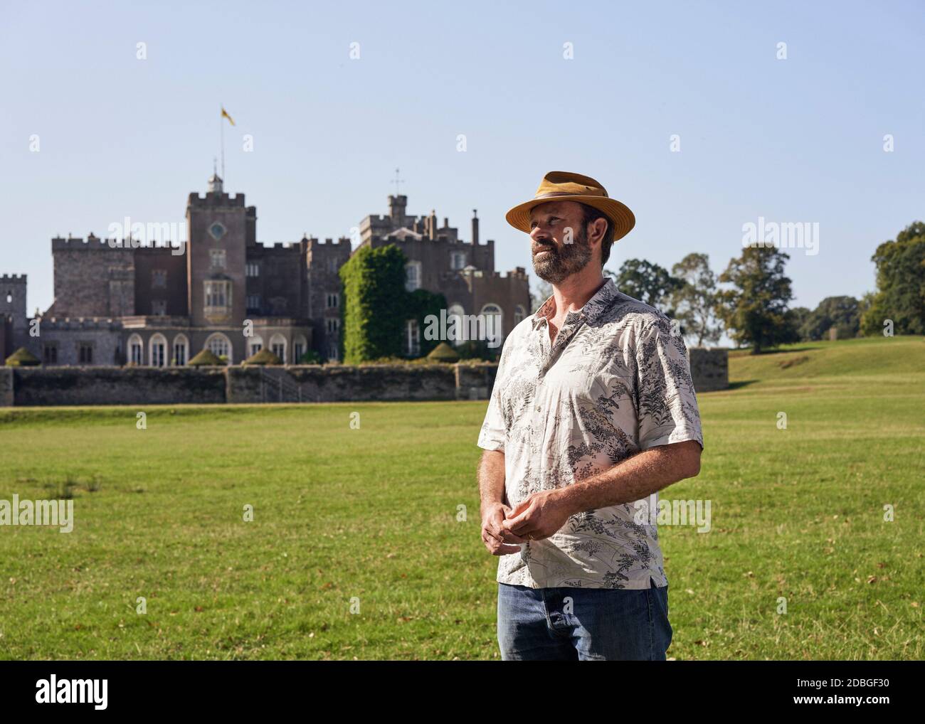 Charles Coutenay, the 19th Earl of Devon at his family's ancestral home ...