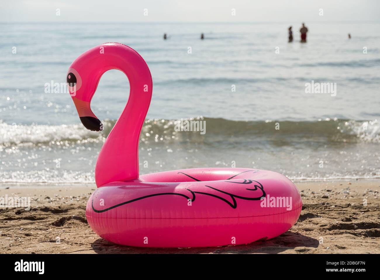 Inflatable pink swan hi-res stock photography and images - Alamy