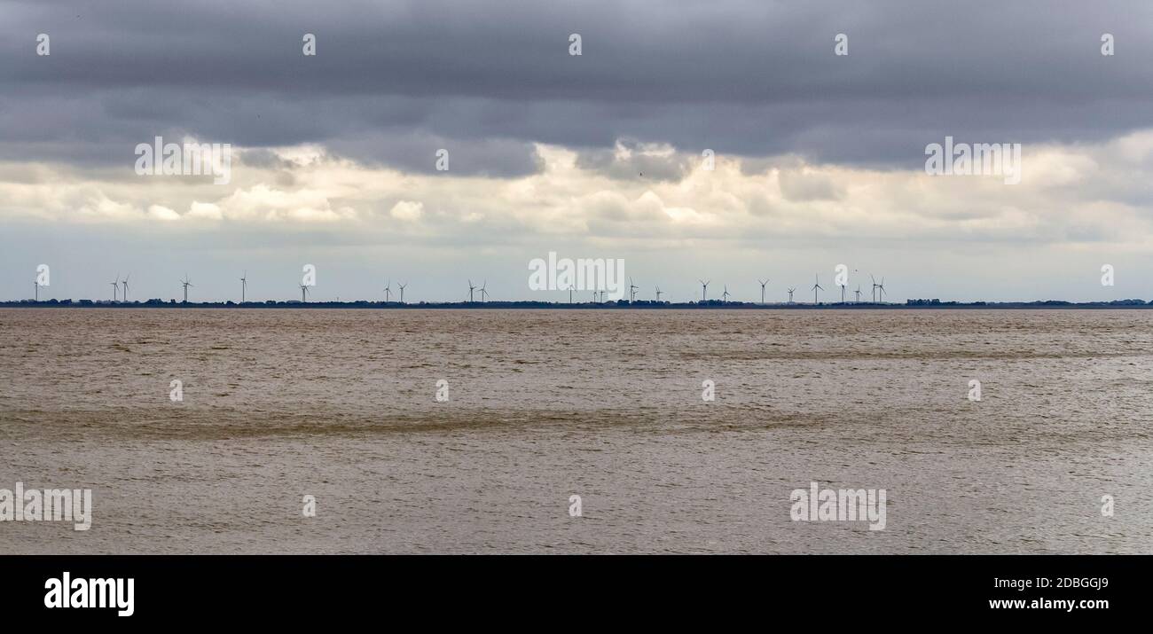 coastal scenery around Wilhelmshaven in Northern Germany Stock Photo ...