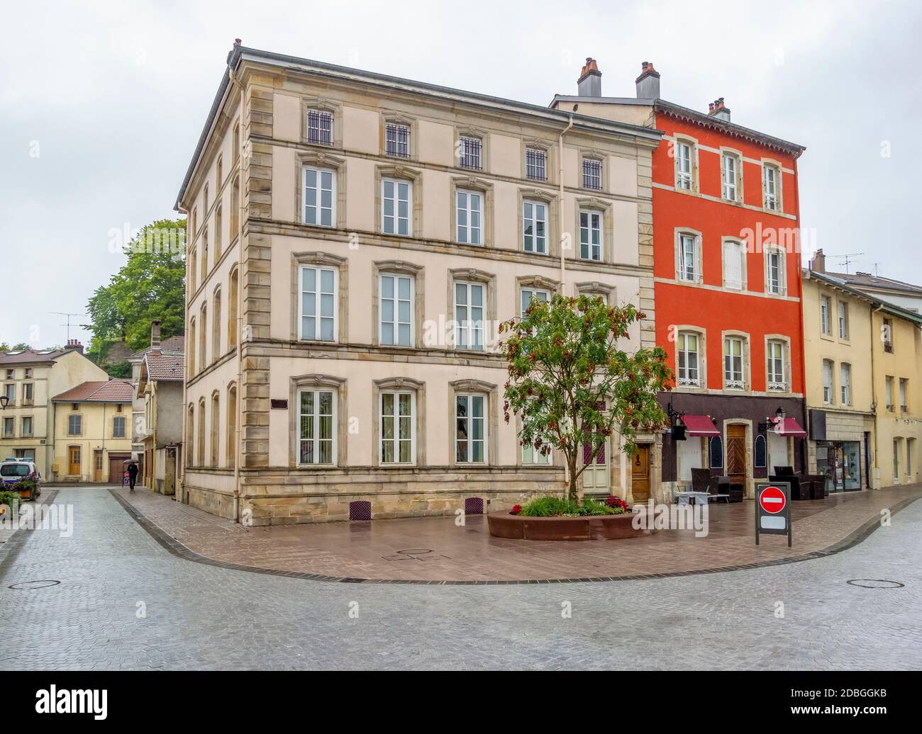 city view of Epinal, the capital city of the Vosges departmend in ...