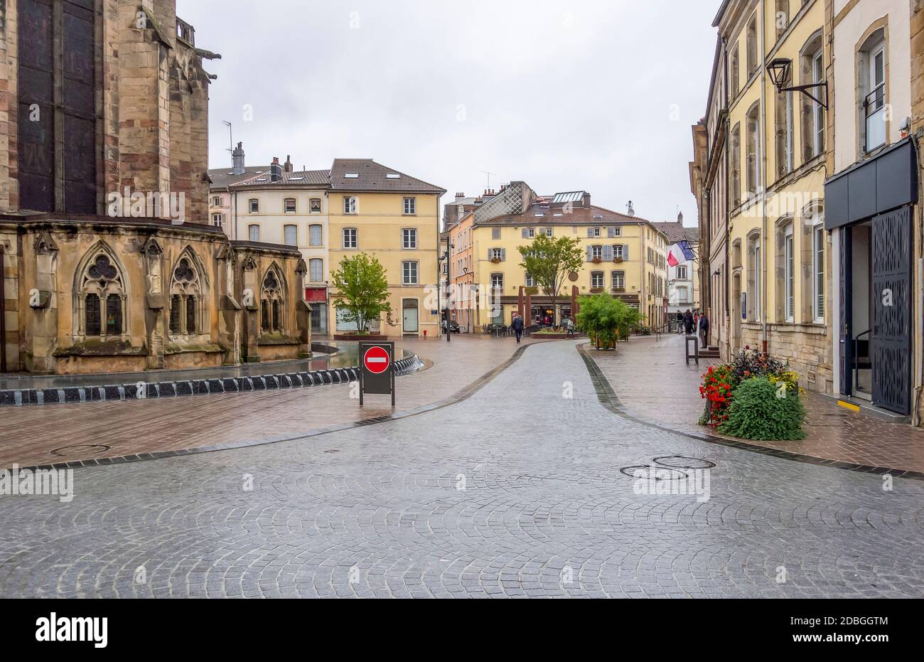 city view of Epinal, the capital city of the Vosges departmend in ...