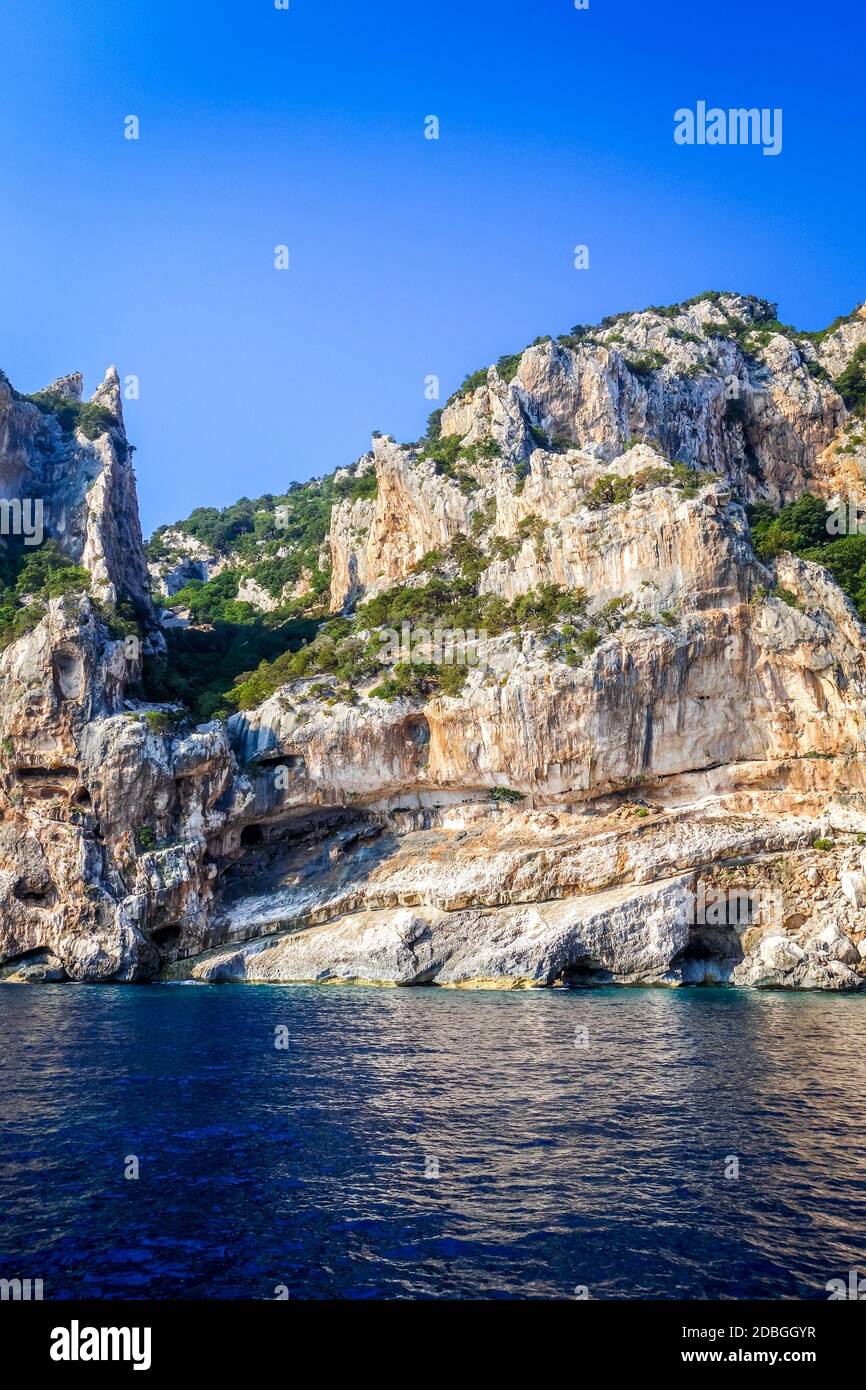 Pools of Venus beach in the Golf of Orosei, Sardinia, Italy Stock Photo ...