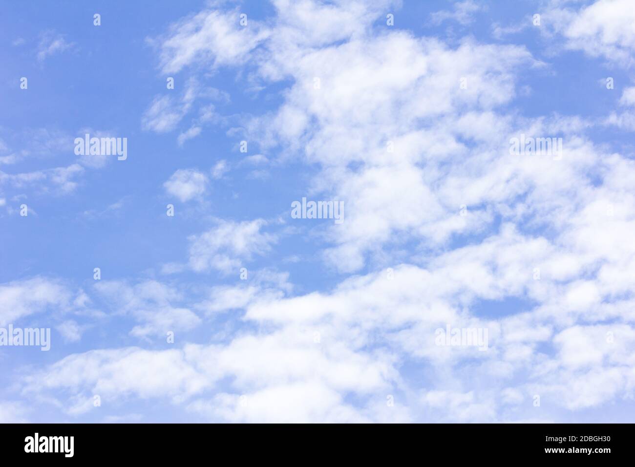 Clear blue color sky with white cloud background Stock Photo - Alamy