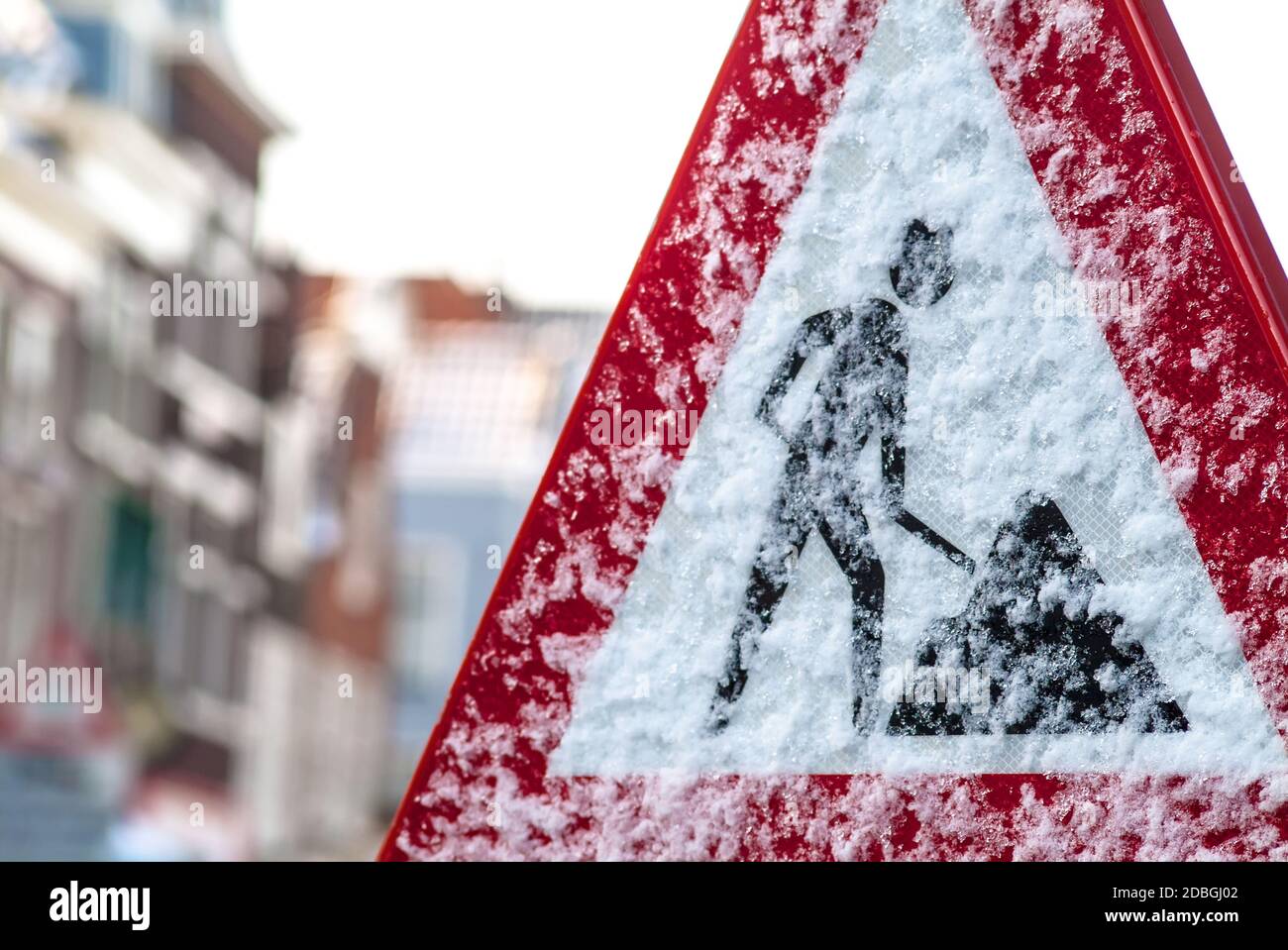 Construction traffic sign hi-res stock photography and images - Alamy