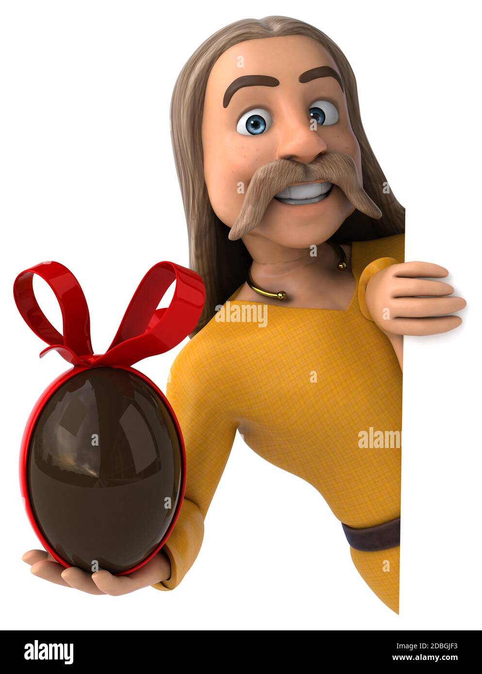 Fun gaulois - 3D Illustration Stock Photo - Alamy