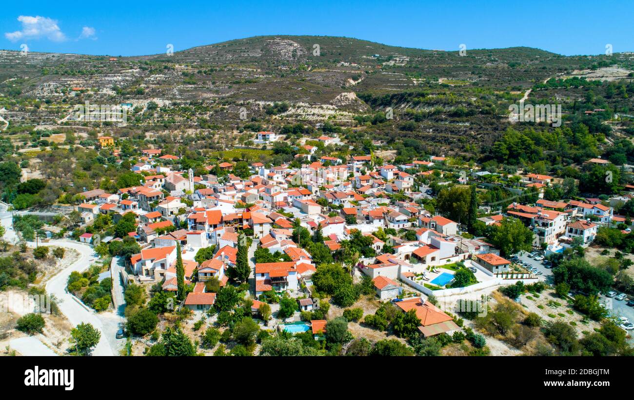 Aerial view lania village hi-res stock photography and images - Alamy