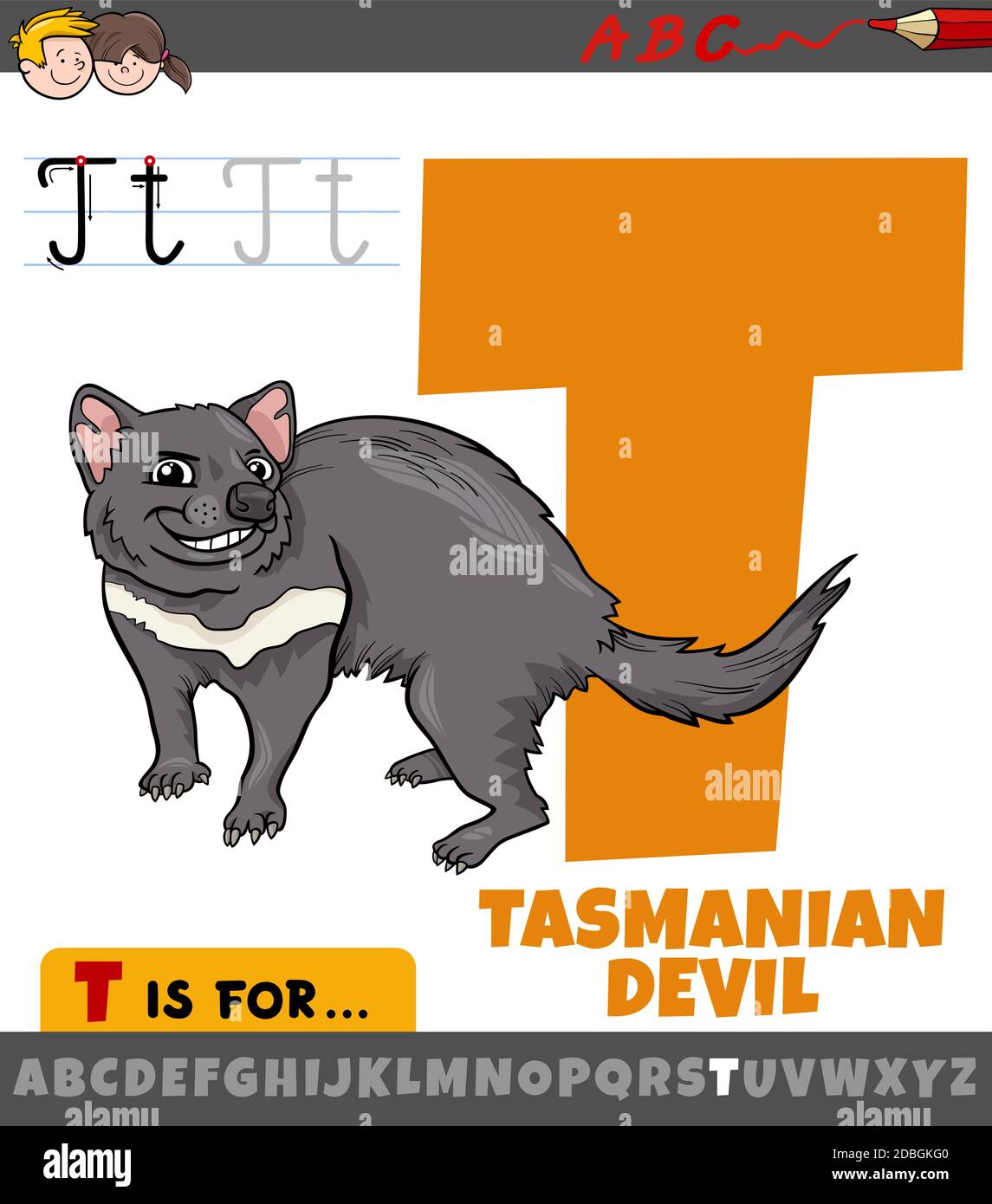Tasmanian devil cartoon hi-res stock photography and images - Alamy