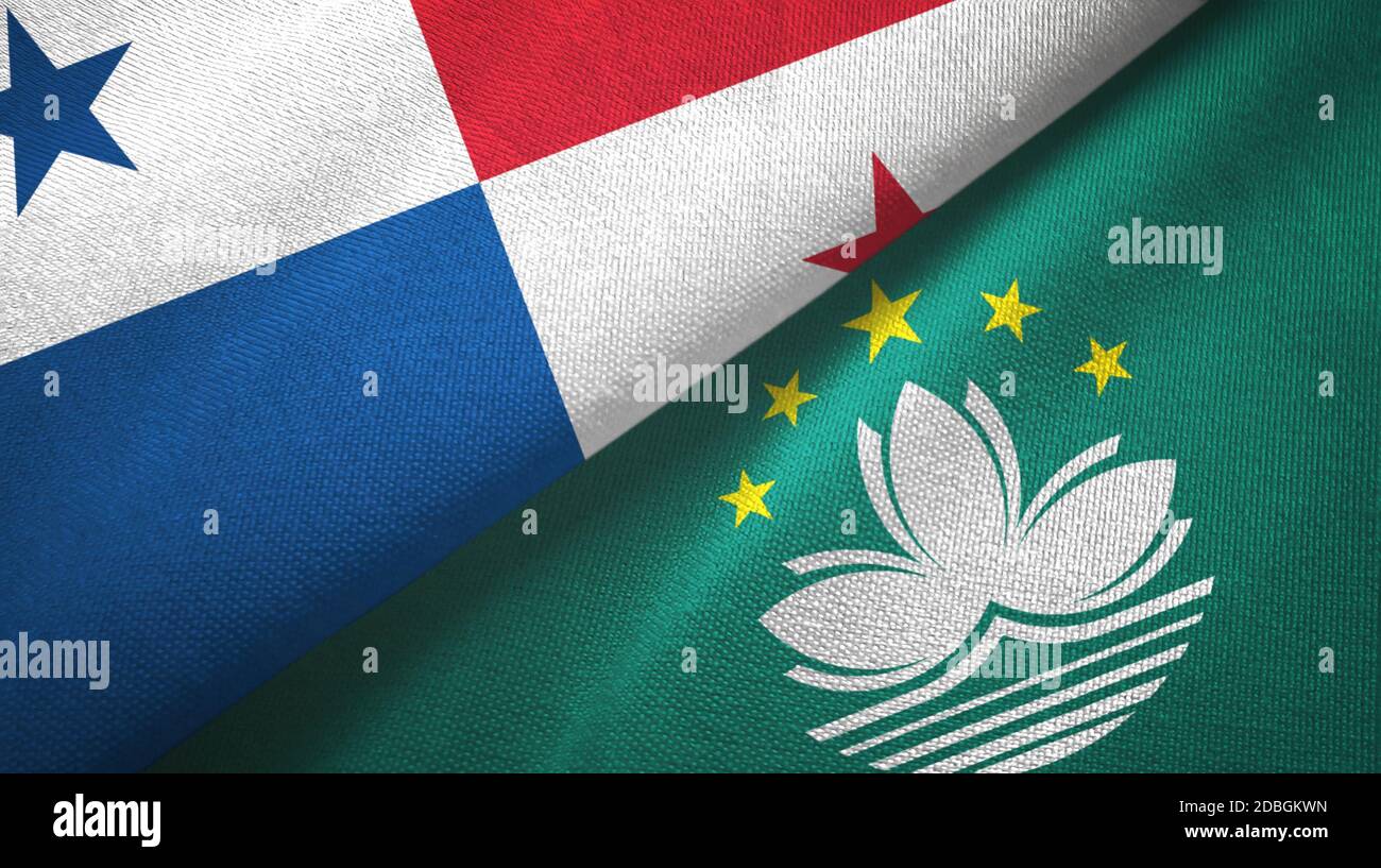 Panama macau flag hi-res stock photography and images - Alamy
