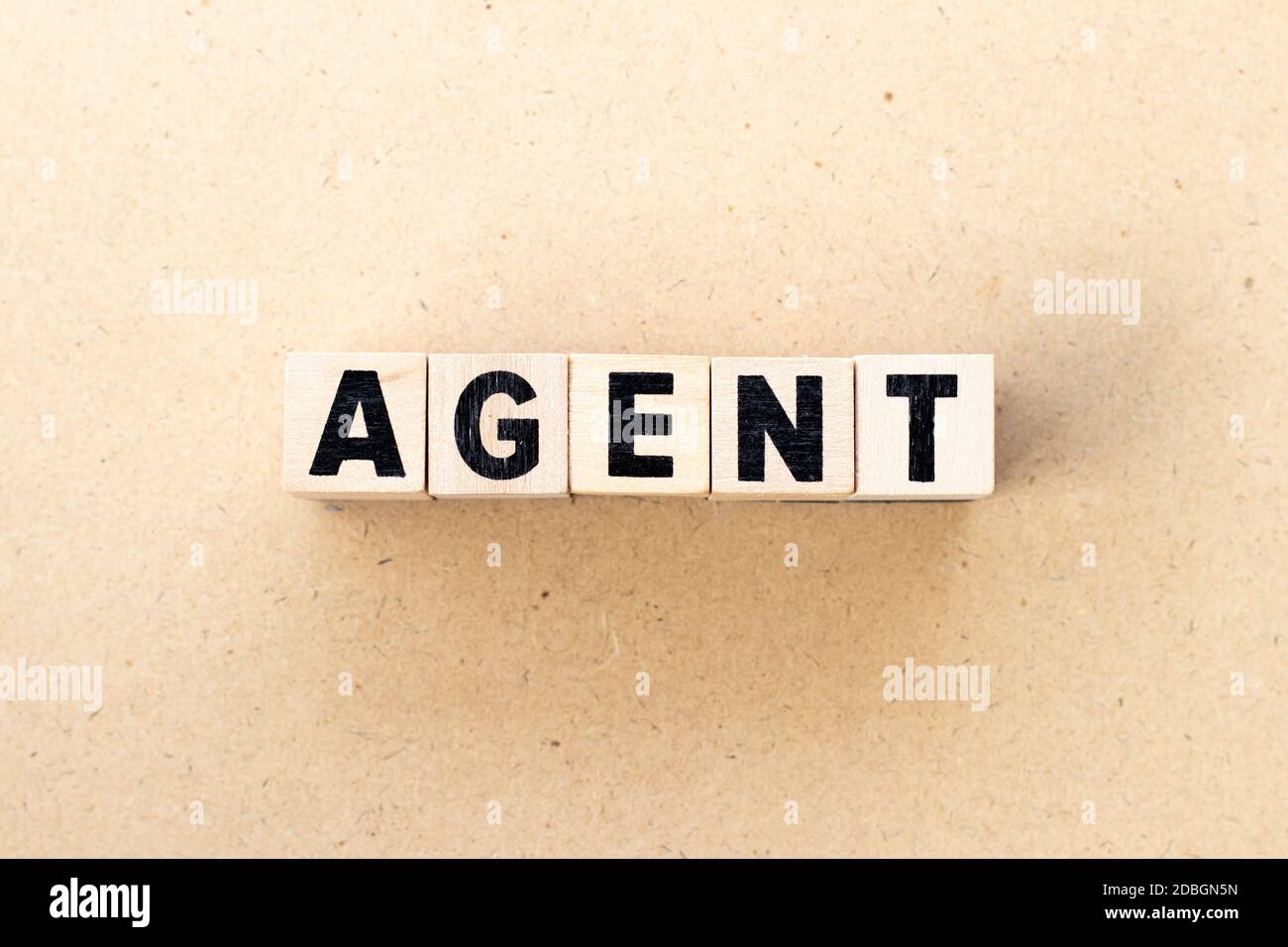 Alphabet letter block in word agent on wood background Stock Photo - Alamy