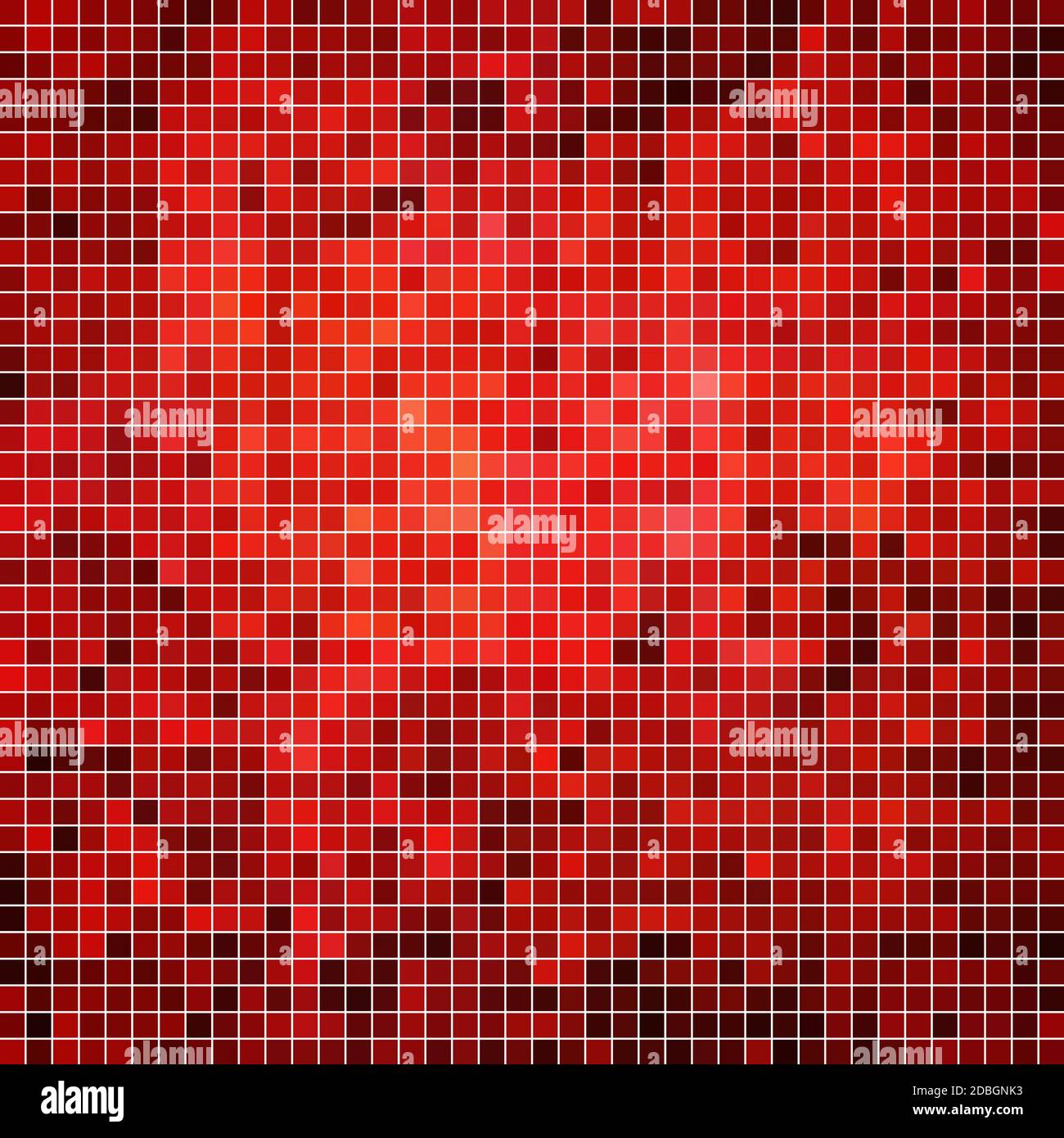 abstract square pixel mosaic background - red Stock Photo - Alamy