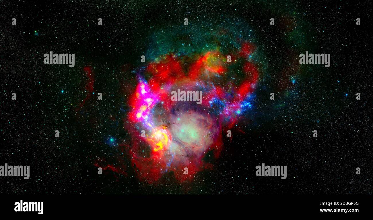 Spirals and supernovae. Elements of this image furnished by NASA Stock ...
