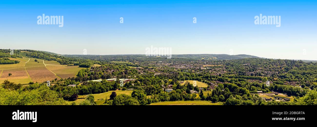 Surrey hills town farm hi-res stock photography and images - Alamy