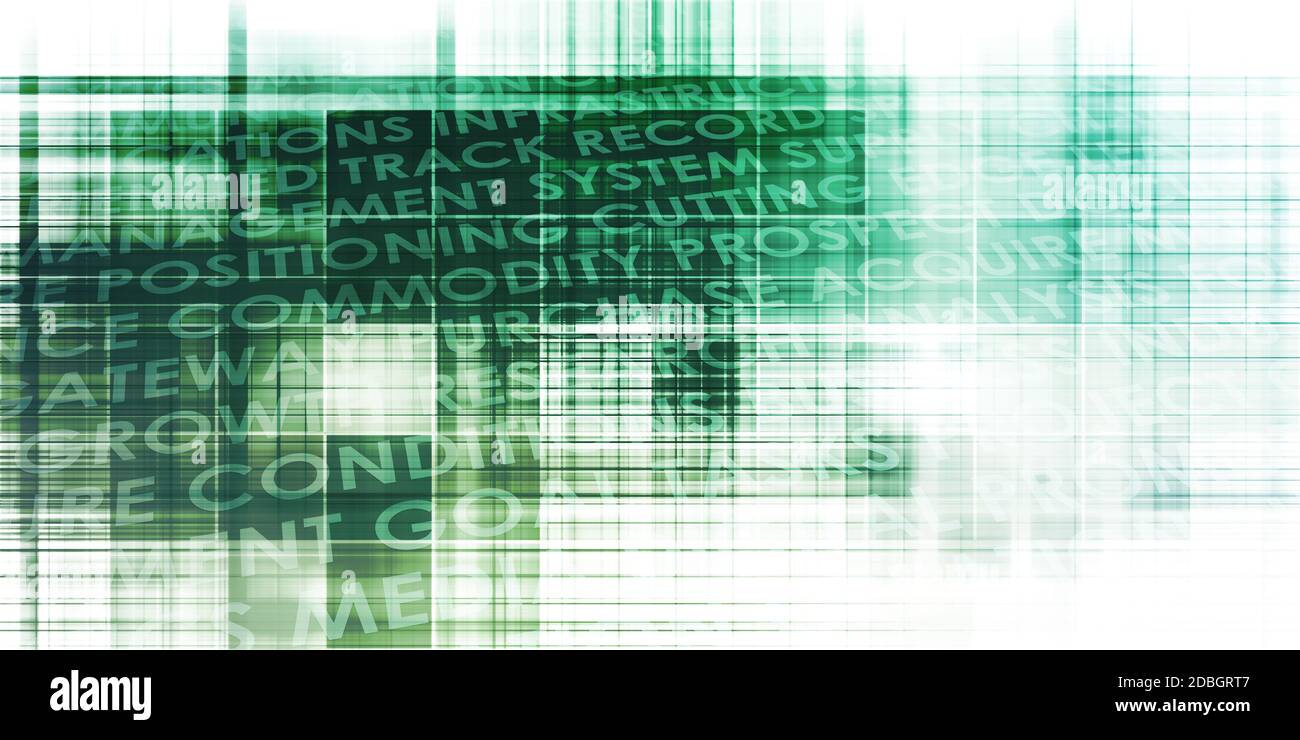 Concept for New Technology Corporate Business Development Art Stock ...