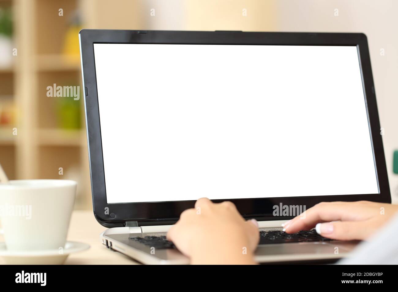 Female presenter desk hi-res stock photography and images - Alamy