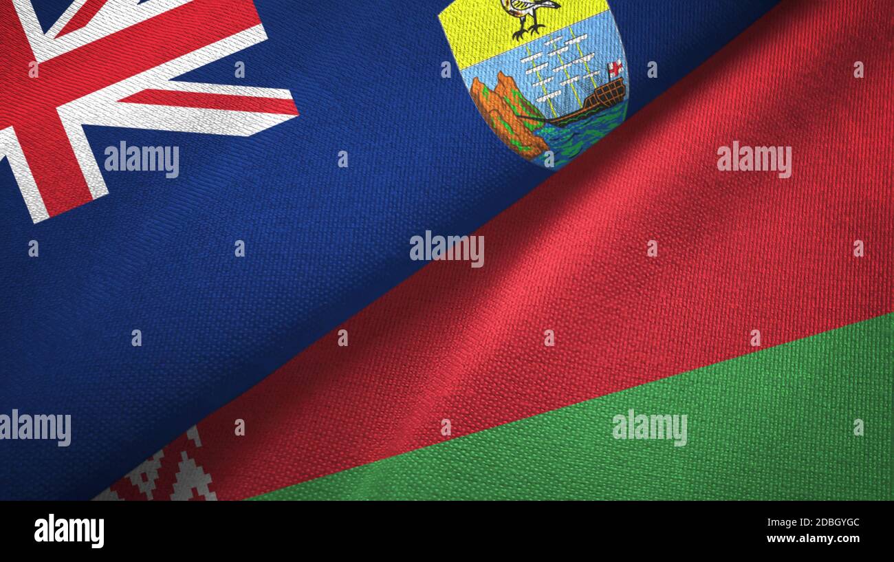 Belarus saint helena flag hi-res stock photography and images - Alamy