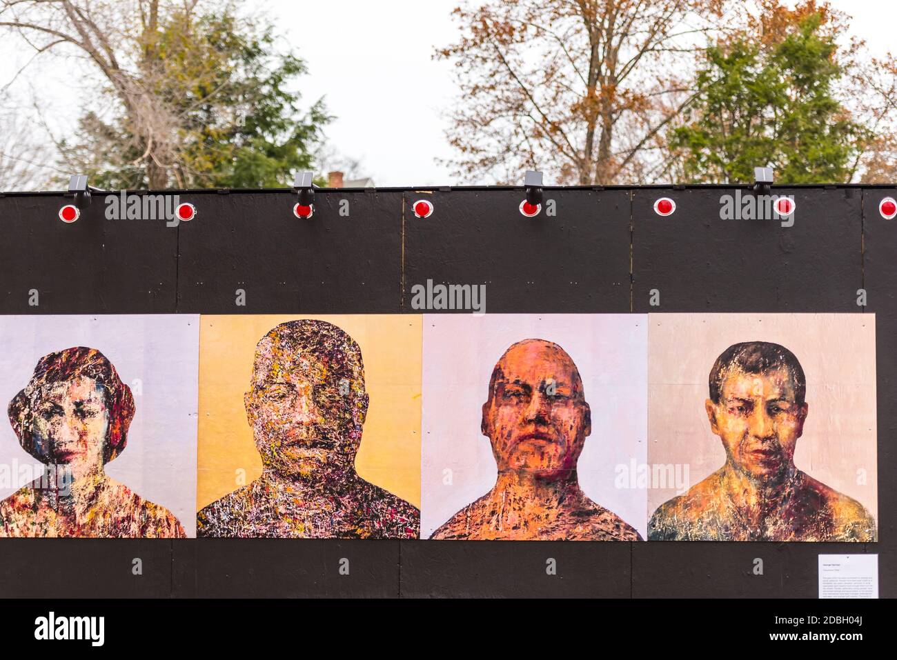 Open-air art exhibition at ArtSpace Maynard, encompassing more than 100 ...