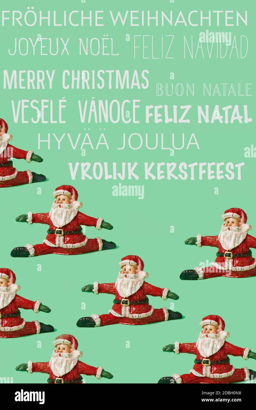 Merry christmas in different languages hi-res stock photography and ...