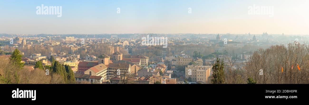 Rooftop terrace rome hi-res stock photography and images - Alamy
