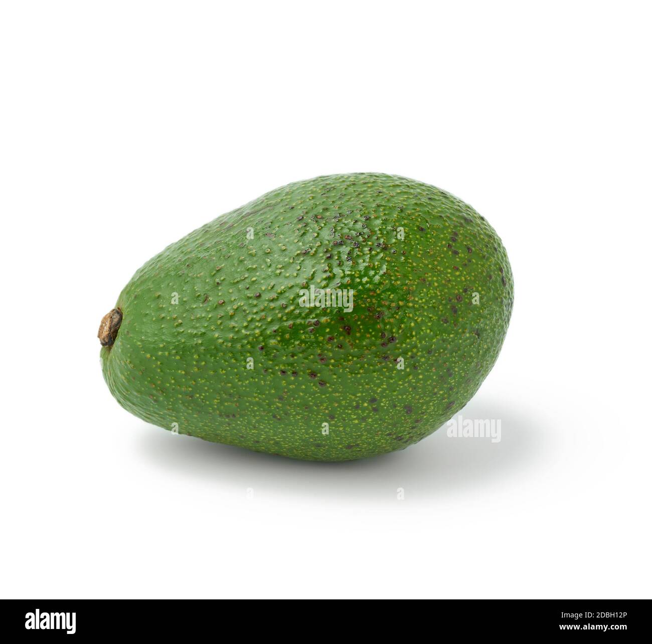 green avocado fruit isolated on white background, tasty and healthy ...