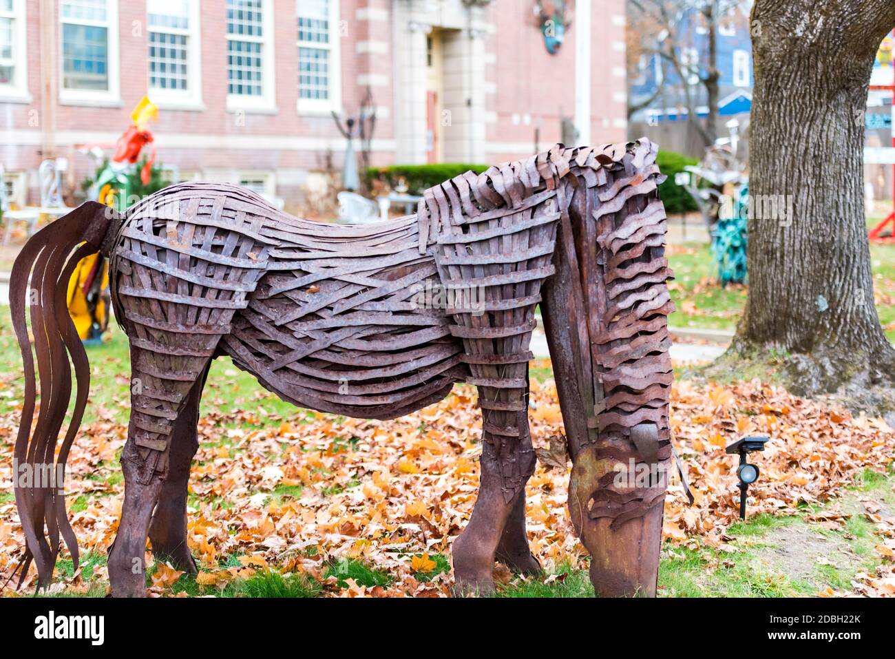 Open-air art exhibition at ArtSpace Maynard, encompassing more than 100 ...