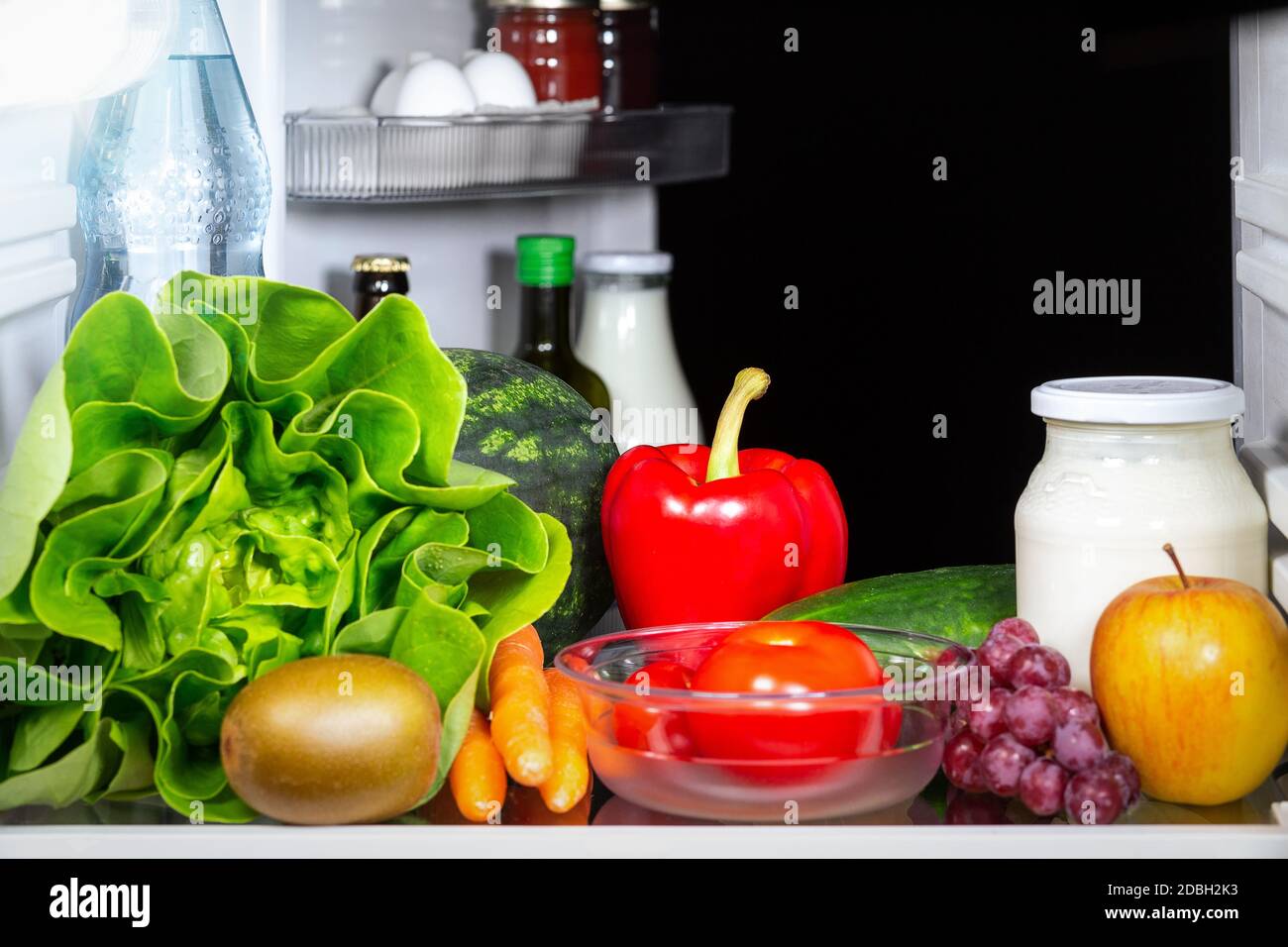 Inside fridge door hi-res stock photography and images - Alamy