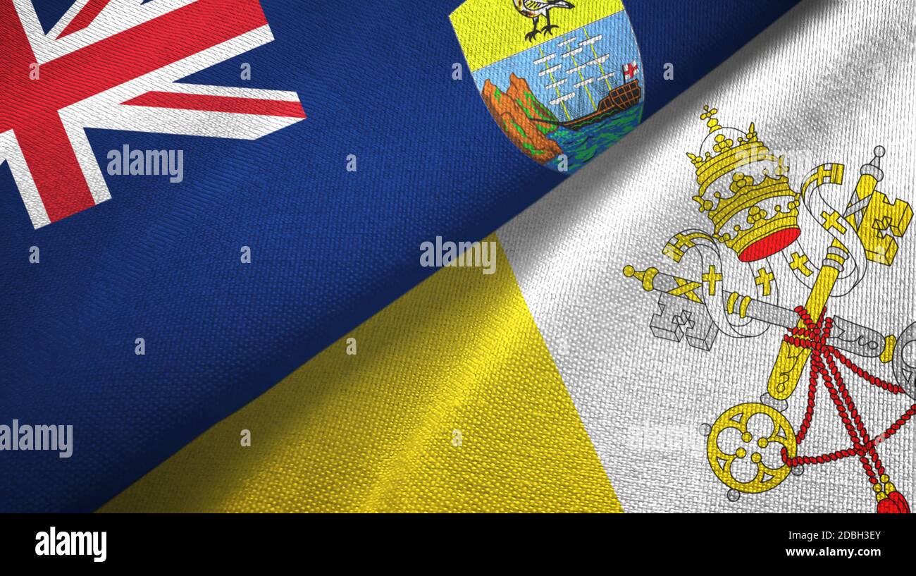 Vatican saint helena flag hi-res stock photography and images - Alamy