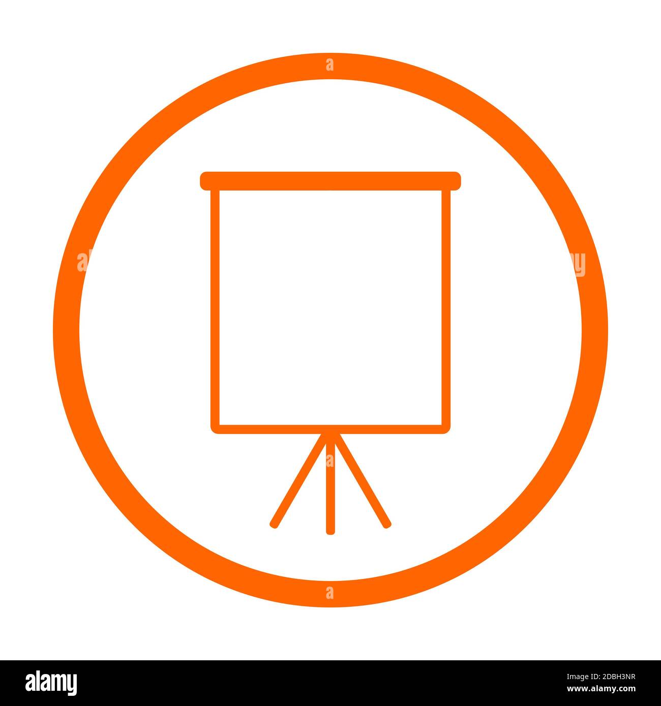 Flipchart and circle Stock Photo - Alamy