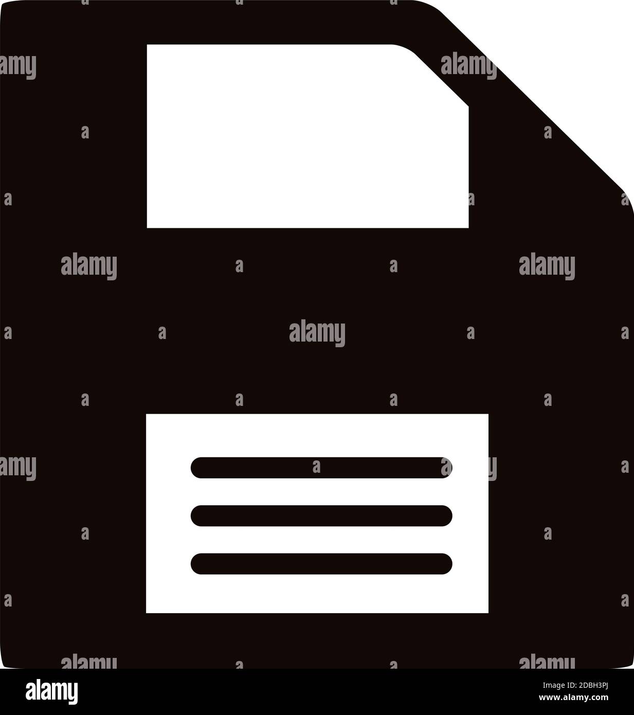 floppy disk silhouette style icon vector illustration design Stock ...