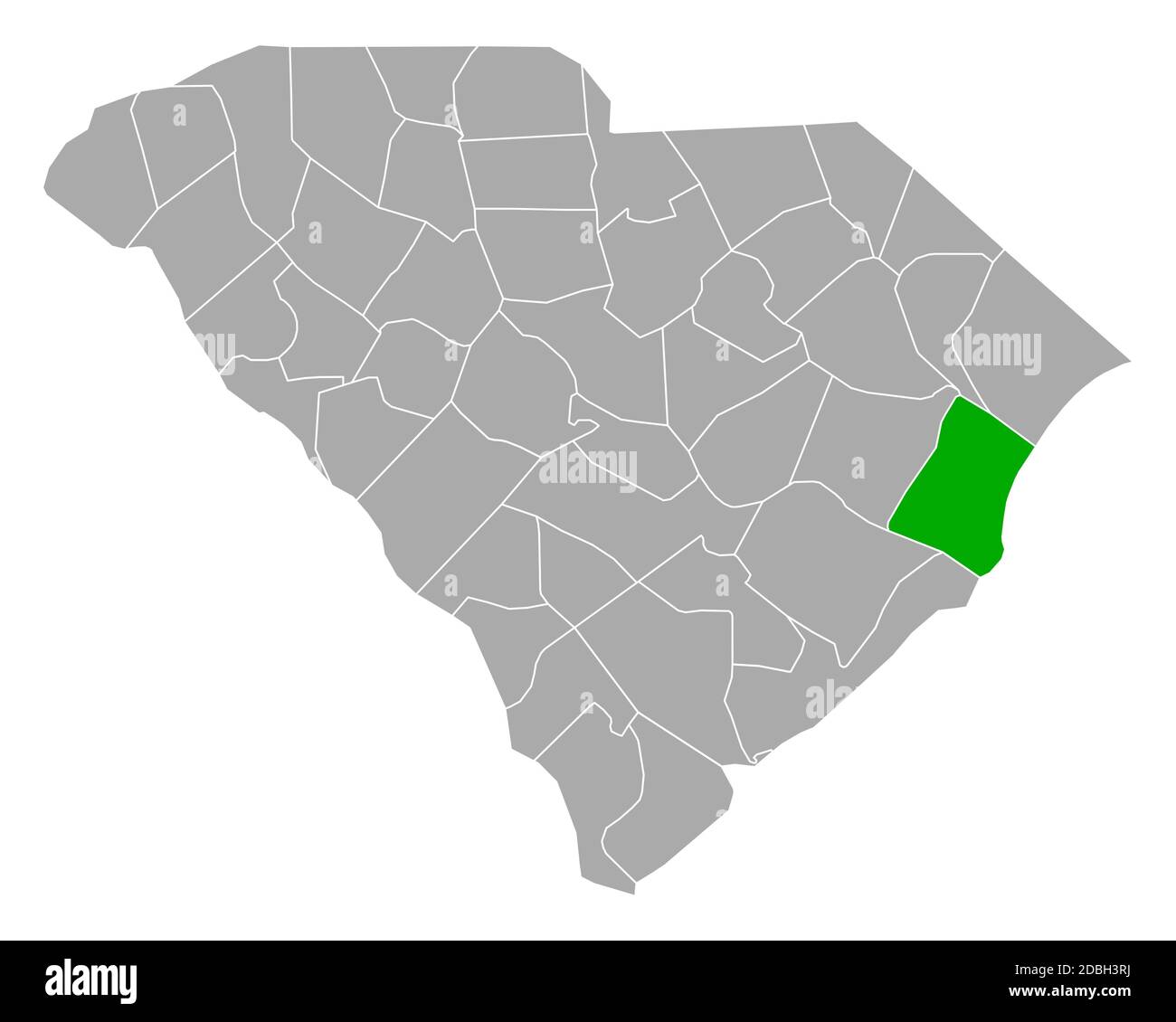 Map of Georgetown in South Carolina Stock Photo - Alamy